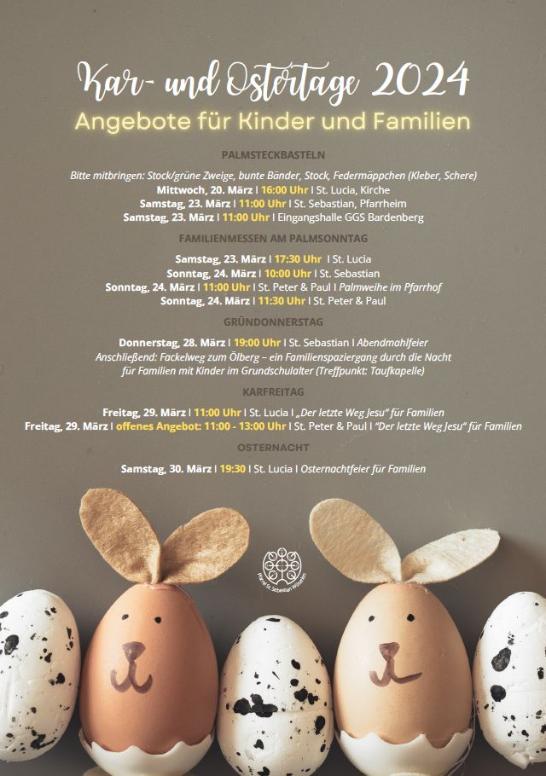 Kar- und Ostertage 2024 | Pfarrei St. Sebastian Würselen